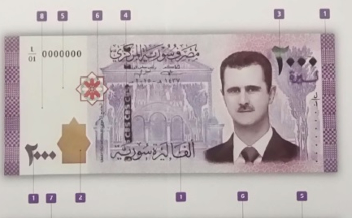Syria’s new high-denomination banknote to feature President Assad ...